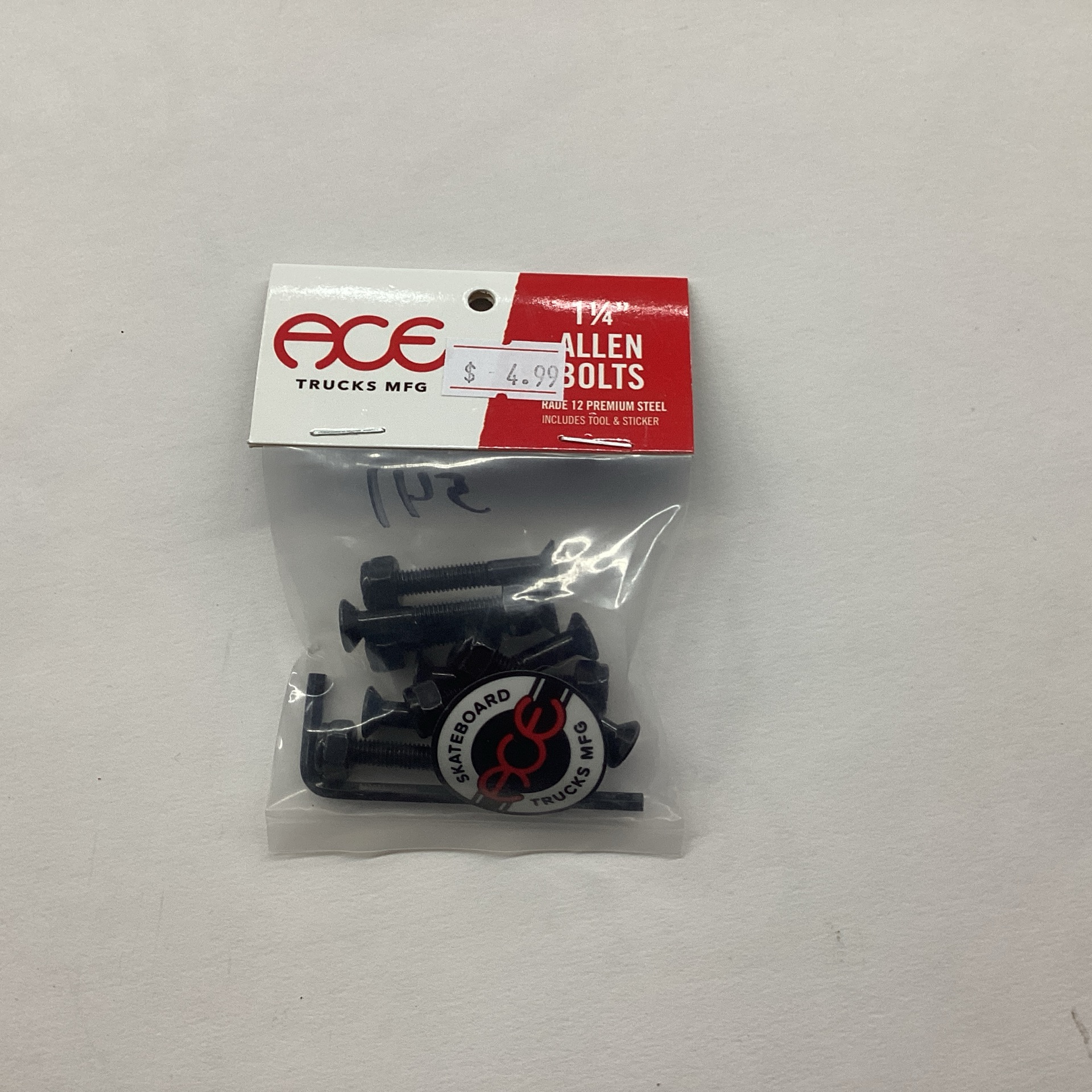 Ace bolts 1 1/4 Allen - Rides Bikes & Board